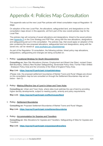 Have Your Say Today - - South Gloucestershire Local Plan Reg 19